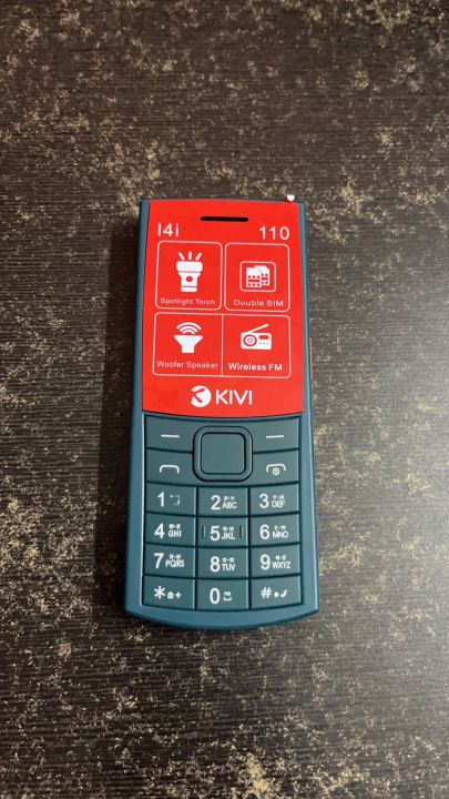 KIVI 110 1.8” display. Wireless fm radio. Sportlight torch .dual SIM ...