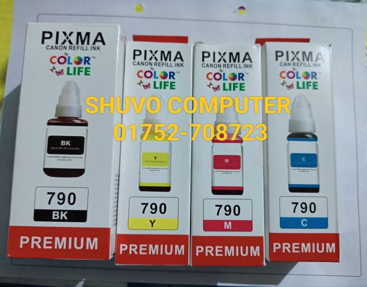 Canon G1000 G2000 G3000 G4000 series 790 china ink | Daraz.com.bd