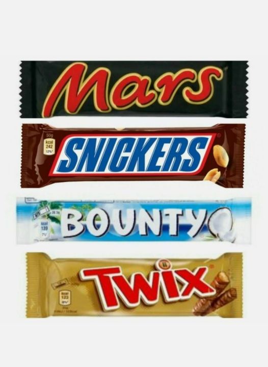 TWIX, SNICKERS, MARS, BOUNTY Combo | Daraz.lk