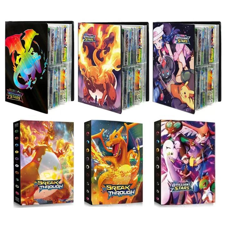 Charizard Mewtwo Holder Binder Collections Folder Anime Card Protector ...