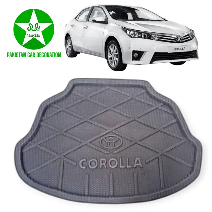 Toyota Corolla Trunk Mat (Diggi Mat) – EVA Foam Material – For 2015 ...