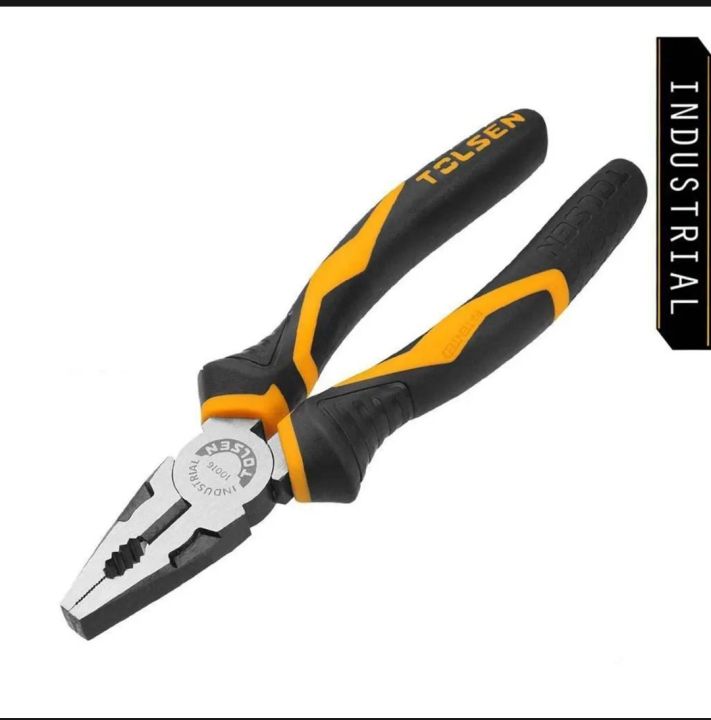 Tolsen Combination pliers 8" inch 200mm industrial pliier | Daraz.com.bd