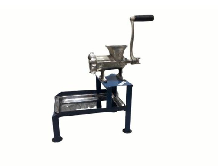 Manual Meat Mincer Multifunction Machine With Stand And Steel Plate ...