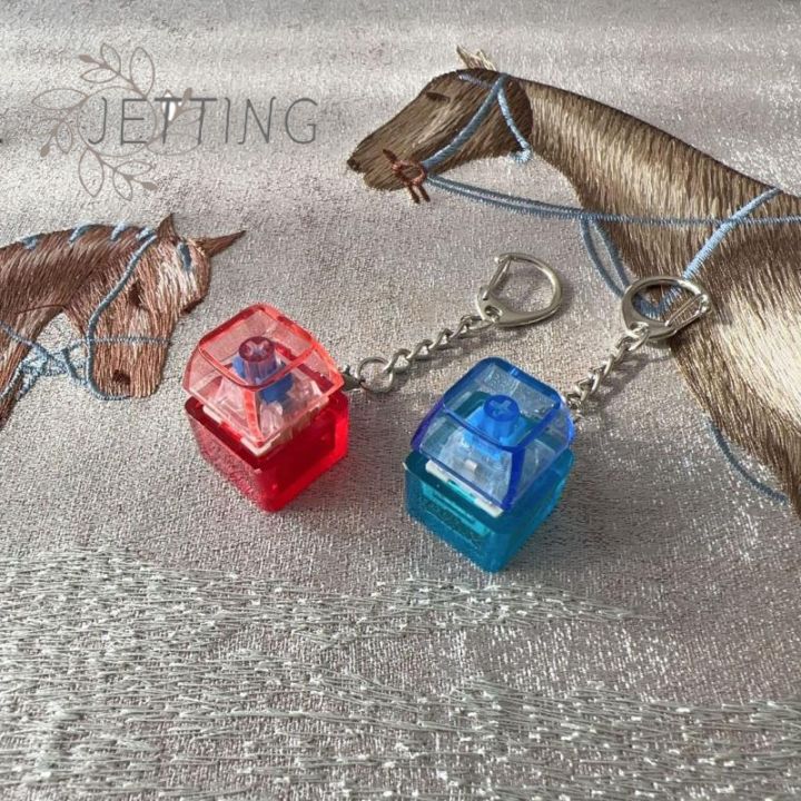 Hot Keyboard Key Chain Toy Stress Relief DIY Button Finger Keyboard ...