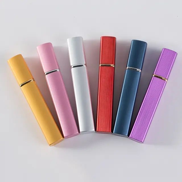 12ml Mini Portable Aluminum Cosmetic Tubes Refillable Perfume Bottle ...
