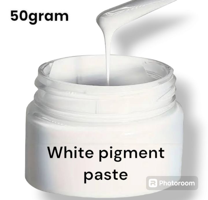 50gram white pigment paste, pigment paste, 50g pigment paste, white ...