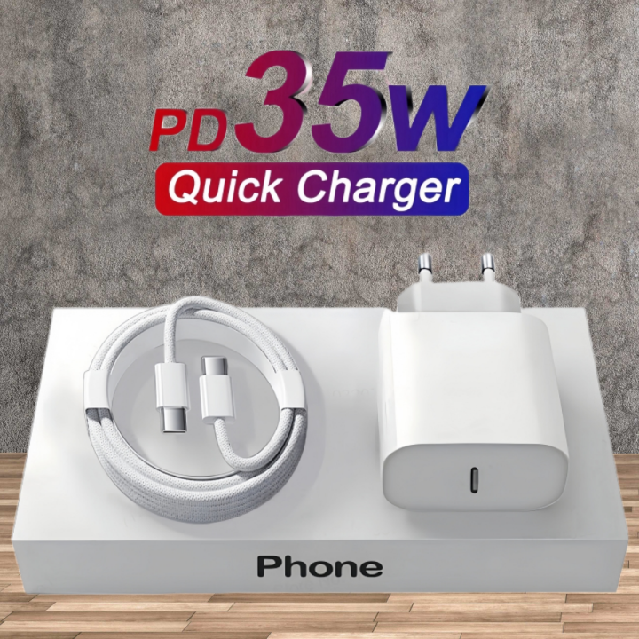 PD 35W Fast Charger For iPhone 11 12 13 14 15 Pro Max Fast Charging ...