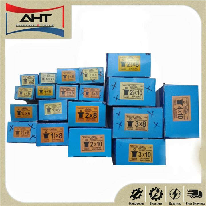 DRYWALL SCREW BUGLE HEAD - 100 PCS OF BOX ( DIFFERENT SIZES AVAILABLE ...