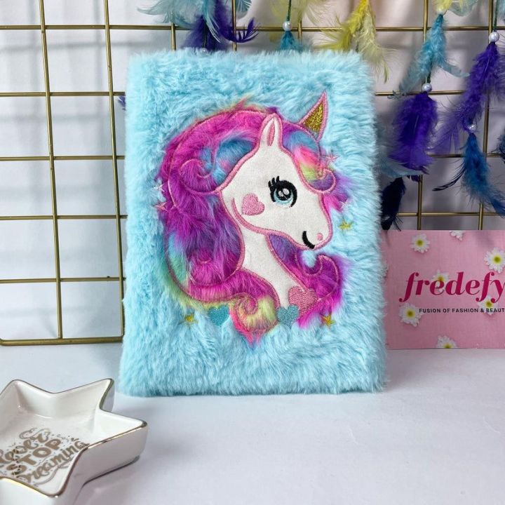 BM-STATIONERY Unicorn Fur Diary | Daraz.pk