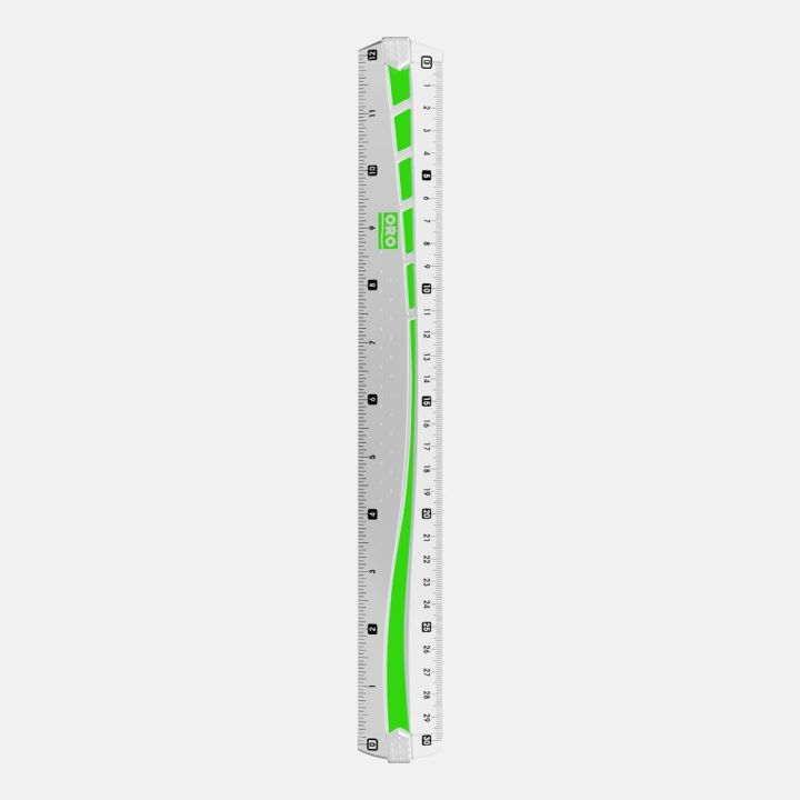 ORO 12 Inch Transparent Rule 1foot scale | Daraz.pk