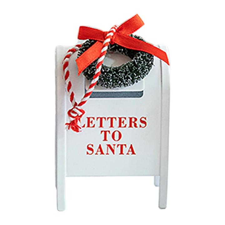 Letters to Santa Mailbox Mini Decorating Cute Christmas Tree Decoration ...