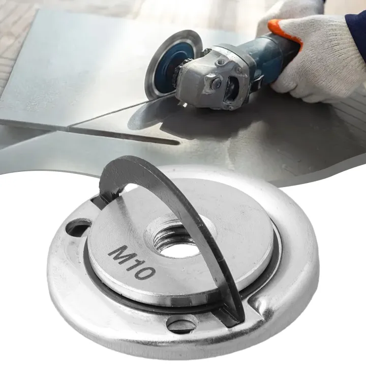 M10 Angle Grinder Self-Locking Pressing Plate Galvanized Grinder ...