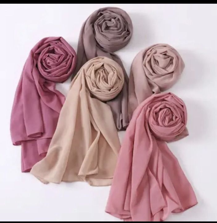 Premium Gorgette Hijab Stole | Daraz.pk