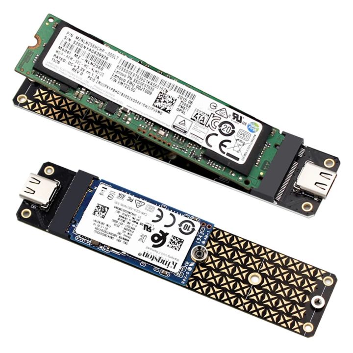 NGFF M.2 To USB3.1 Type-C Converter JMS580 Chip M.2 SATA/NVME SSD To ...