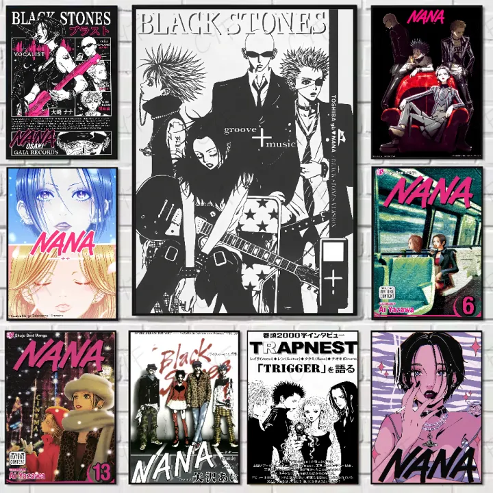 Anime N-NANA Shoujo Manga Poster Waterproof Wall Art High Quality Print ...