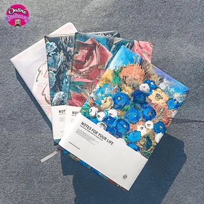 Dicai Multi glitter Brush print Notr book A5 size | Daraz.com.bd