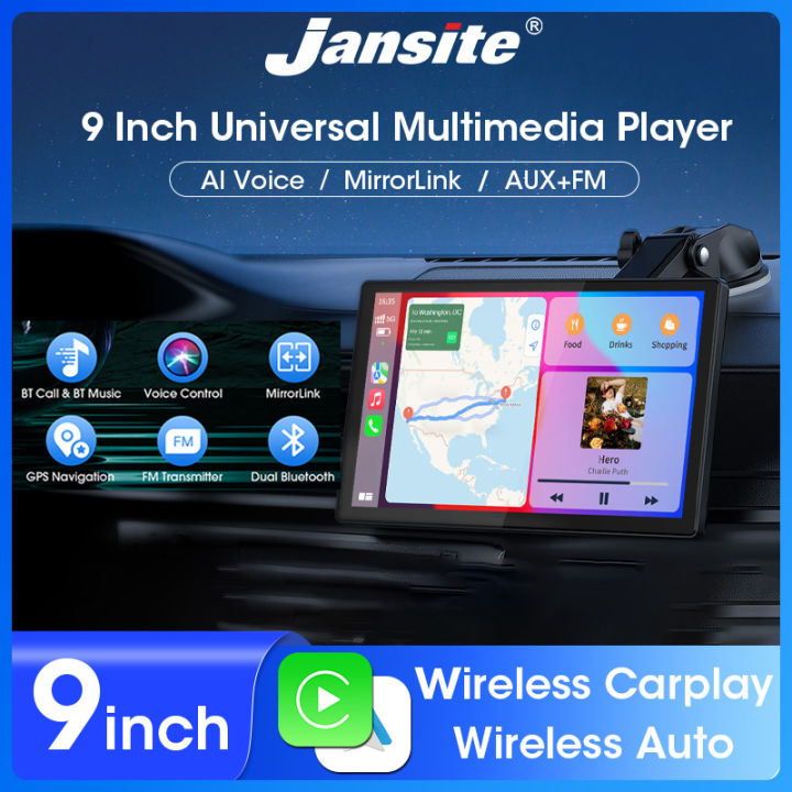 Universal 9 Inch Car Radio Multimedia Video Player Wireless CarPlay ...