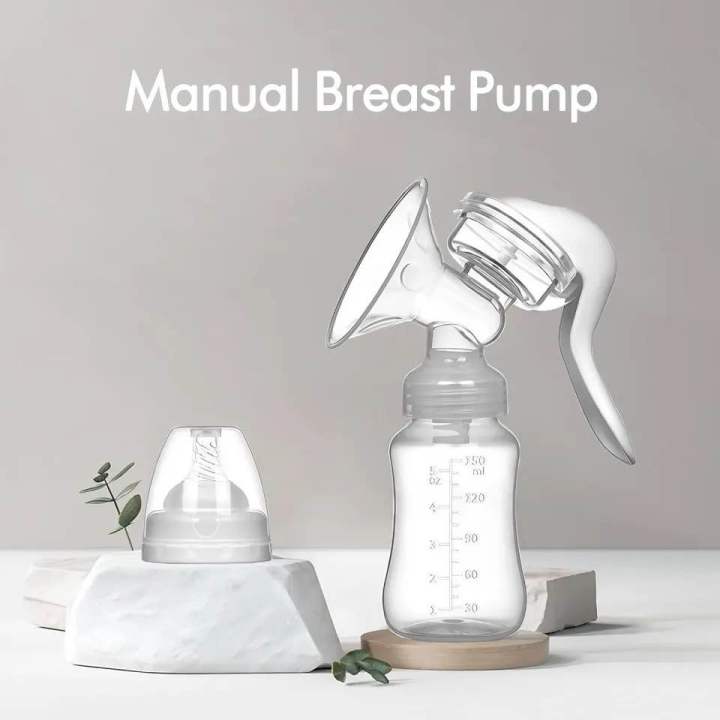 (RH188)Premium Ergonomic Manual Breast Pump with Soft Silicone Cushion ...