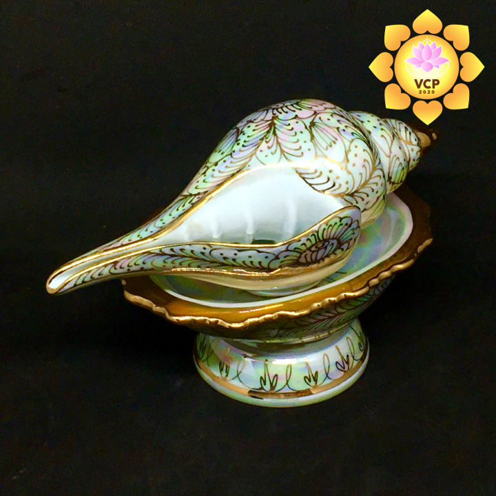 Thai traditional gold Pearl conch | Shop.com.mm