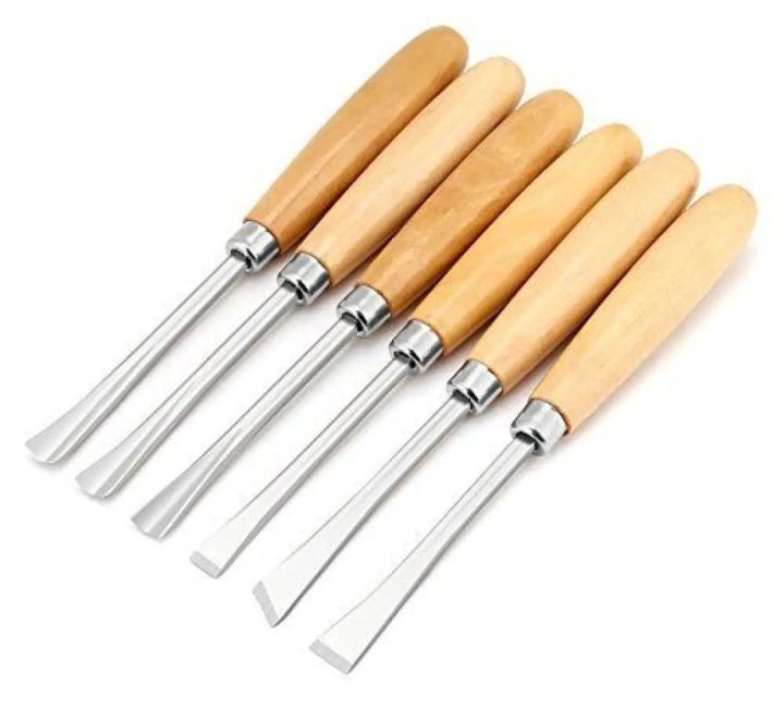 Six Piece Chesel Set For Wood Carving | Daraz.com.np