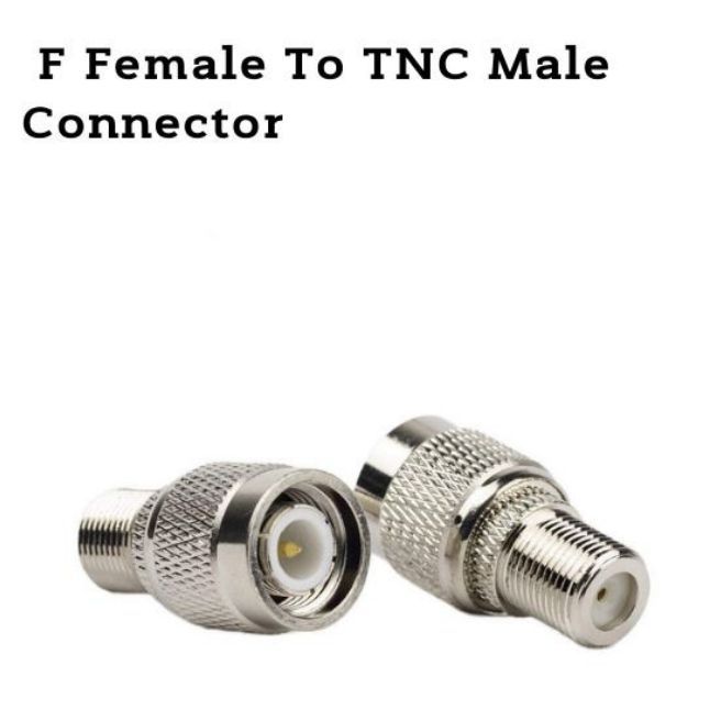 1Pcs TNC Male to F Type Female Adapter Converter F jack to TNC plug pin ...