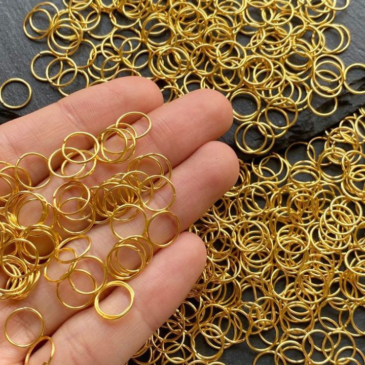 100/250/500/1000Pcs 6mm/8mm Jump Rings Silver and Golden color For ...