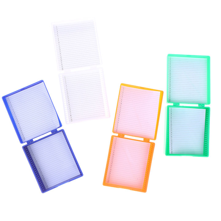For Prepared Microscope Slides 4 Color Plastic Microscope Glass Slide ...