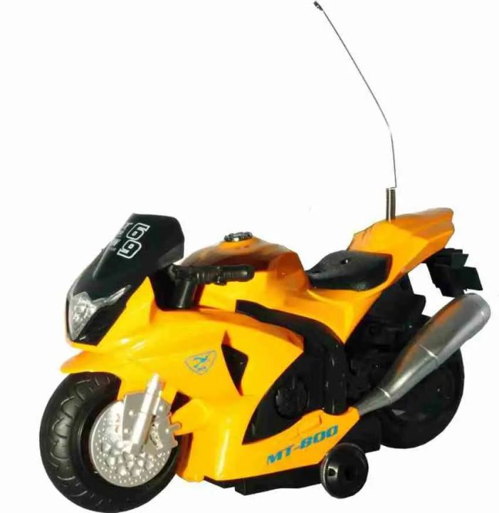 Remote Control Simulation Bike with 360 Degree Wheel Spin (Yellow ...