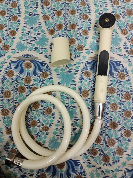 Muslim Shower Toilet Shower with Pipe Ivory Color Normal Quality ...