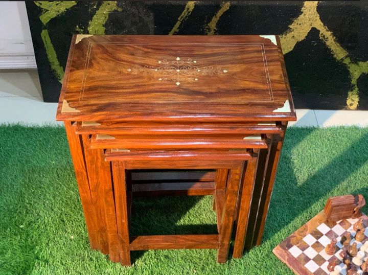 nesting table ( set of 4 pieces ) | Daraz.pk