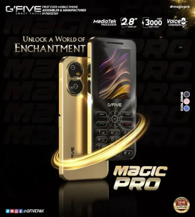 G Five Magic Pro 2.8" Display 0.08MP Camera 3000mAh Battery PTA ...