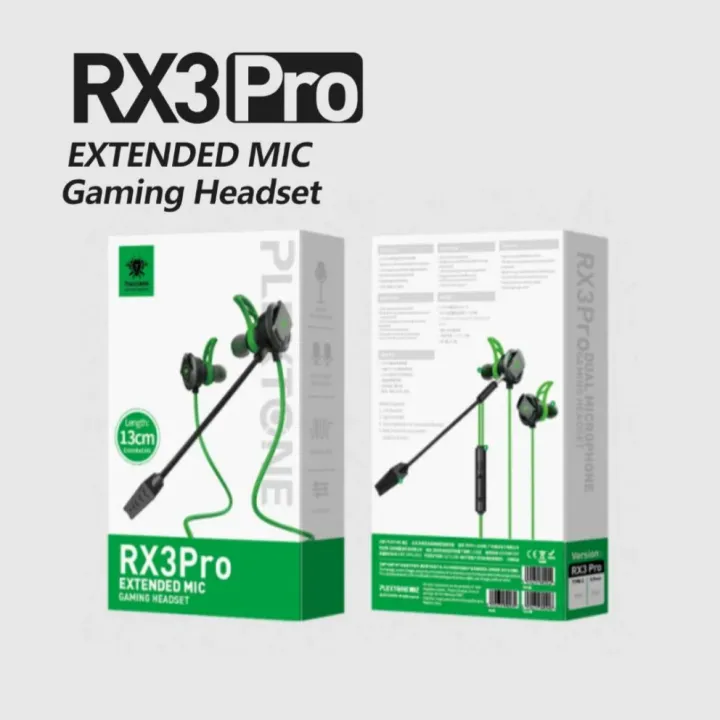 Plextone xMowi RX3 Pro In-Ear Dual Microphone Super Bass Detachable HD ...
