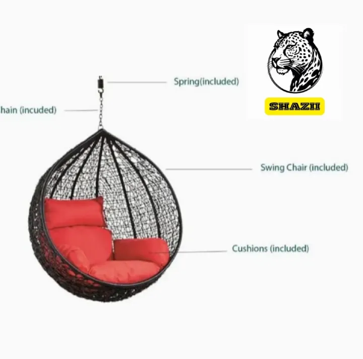 HANGING JHULA with cushions | Daraz.pk