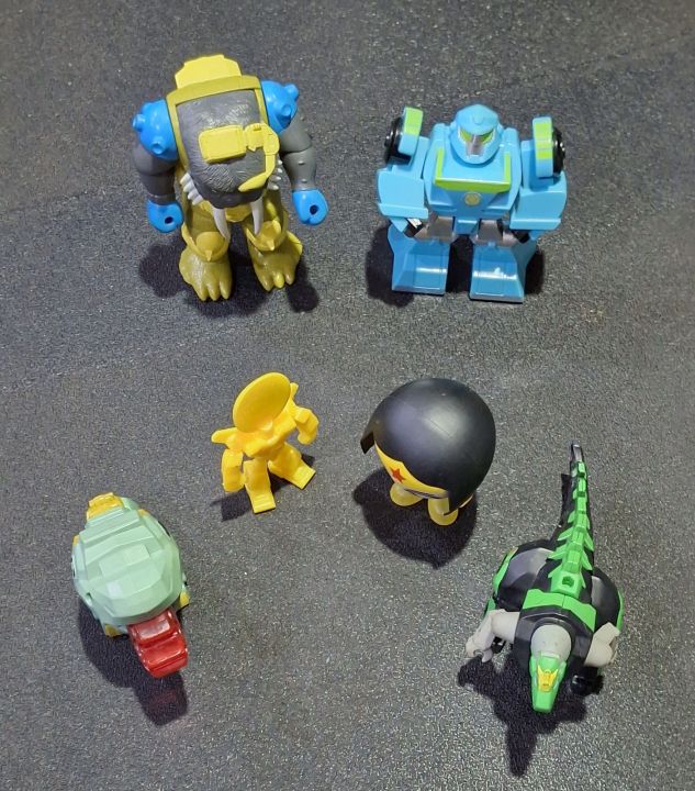 6 Transformers toys, the Micromaster , Rescue Bots Academy lines and ...