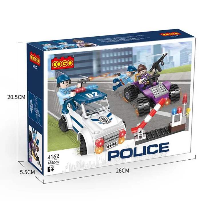 Cogo police force lego set 166 PCs | Daraz.com.np