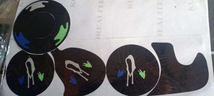 Fancy PVC Stickers for all CD 70 | Daraz.pk