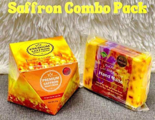 Saffron Cream & Hand Saffron soap combo Pack 2 in 1 | Daraz.com.bd