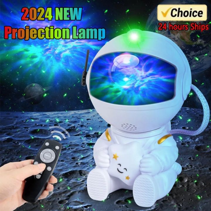 Star Projector Galaxy Night Light Astronaut Space Projector Starry ...