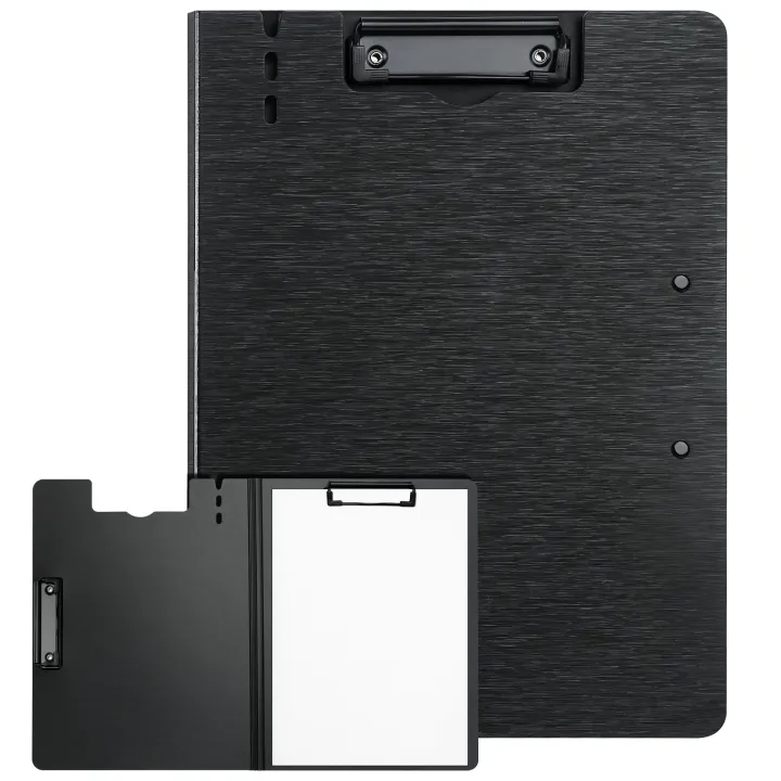 Clipboard Folder, Brushed Texture 360 Degree Foldable Clipboard, Letter ...