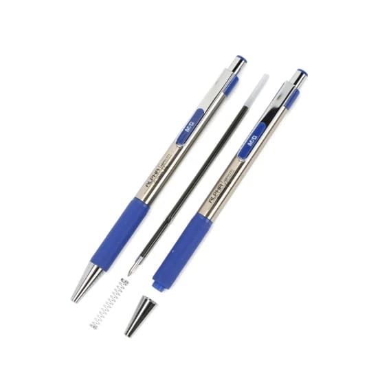 M&G Alpha Metal Ball Pens Blue 6pcs pack | Daraz.pk