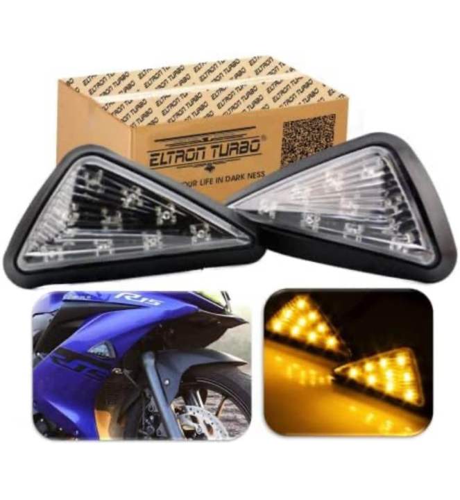 Super Quality Yellow Body Indicator Flush Mount Smoked 9 LED Turn ...