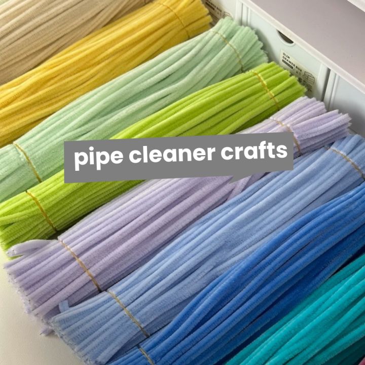 200 PCS Pipe Cleaners, Multi-Colored Pipe Cleaners Craft Supplies, 8 ...