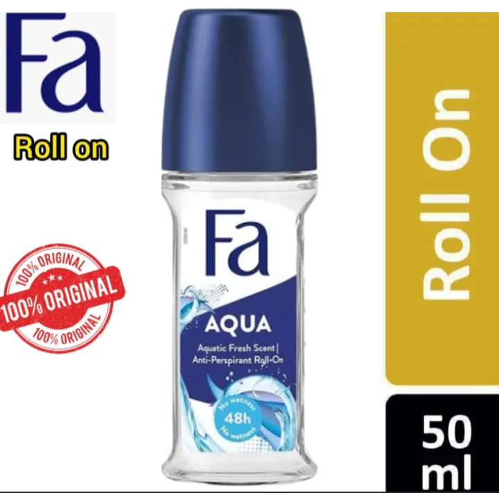 Fa Roll On Aqua Aquatic Fresh Sent 48h 50ml | Daraz.pk
