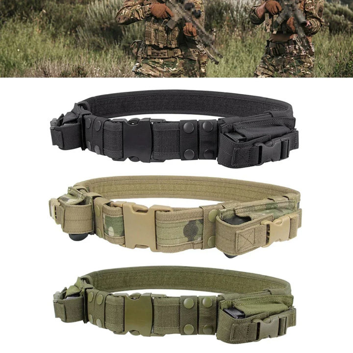 Hunting Equipment System Tactical Men Belt Waist Support Heavy Duty ...