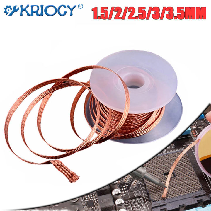 1.5M Welding Wires Desoldering Braid Welding Solder Remover Wick Wire ...