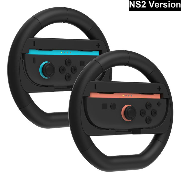 2 Pcs/Set Racing Steering Wheels for Switch 2 JoyCon Controller ...