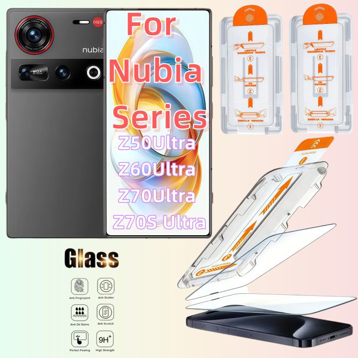 2-Pack High Definition Tempered Glass Screen Protector for ZTE Nubia ...