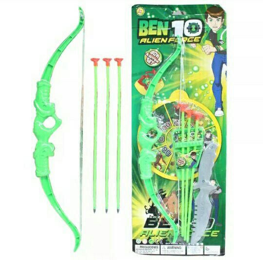 Archery Shooting Game Character Bow And Arrow Toy Set With 3 Suction ...