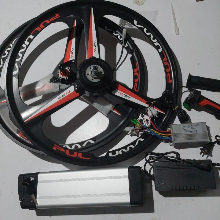 hub motor wheel kit with battery for bicycle | Daraz.com.bd
