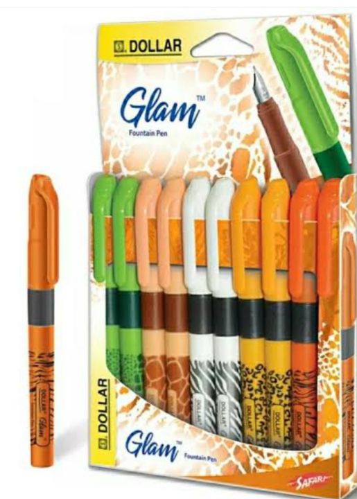 Pack of 1 to 10 High Quality Dollar Fountain Pen Glam – Best Writing ...